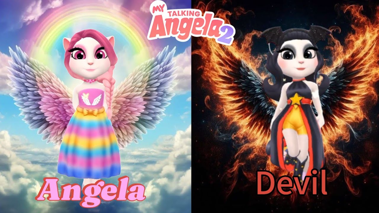 My Talking Angela 2 || Angela VS Devil || Cosplay New Update - YouTube