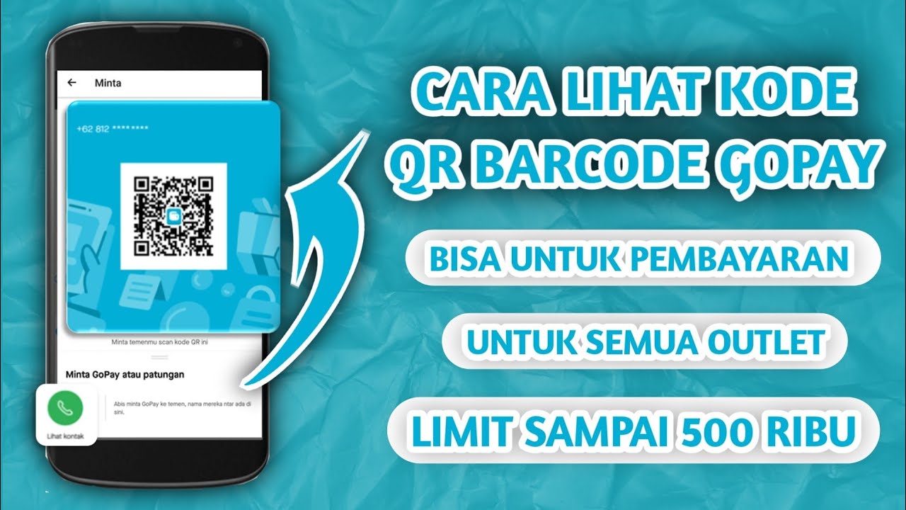 CARA MELIHAT KODE QR GOPAY | CARA MELIHAT KODE BARCODE GOPAY - YouTube