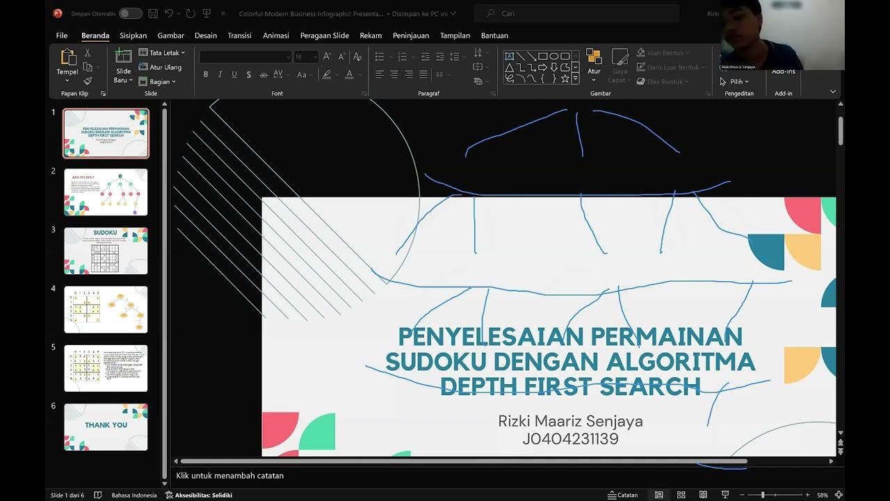 PENYELESAIAN PERMAINAN SUDOKU DENGAN ALGORITMA DEPTH FIRST SEARCH - YouTube