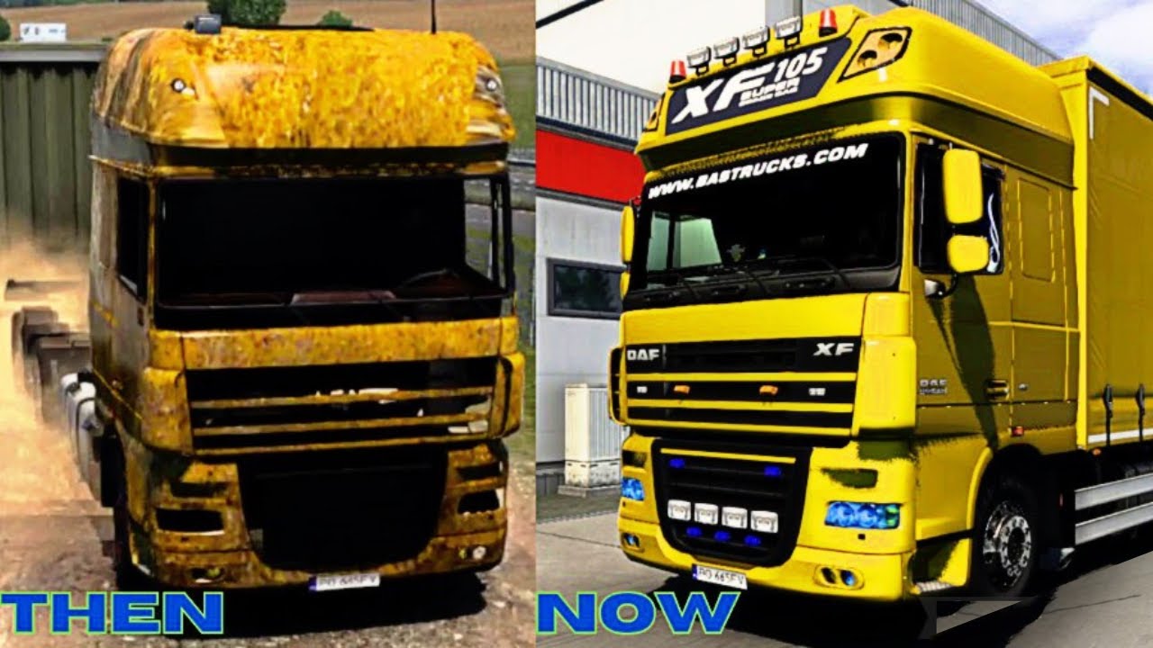 DAF XF 105 Rebuilding | Euro Truck Simulator 2 | ETS2 Rigid chassis ...