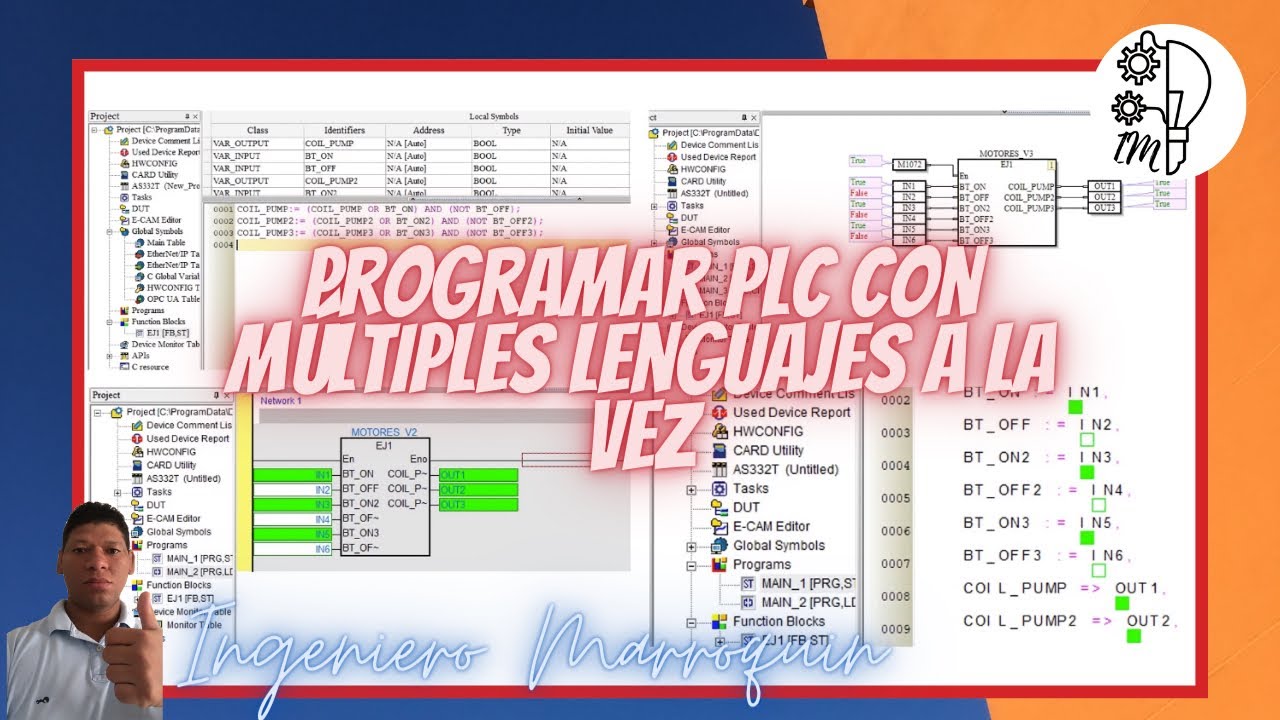 📌 ️ Como programar PLC en múltiples lenguajes de programación a la vez ...