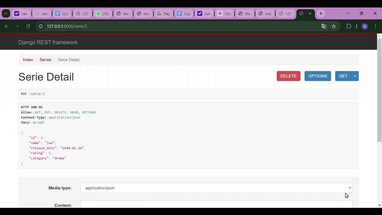 Index – Django REST framework Google Chrome 2024 10 15 17 25 18 - YouTube