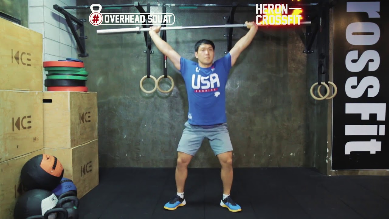 CrossFit OverHead Squat OHS 오버헤드스쿼트 - YouTube