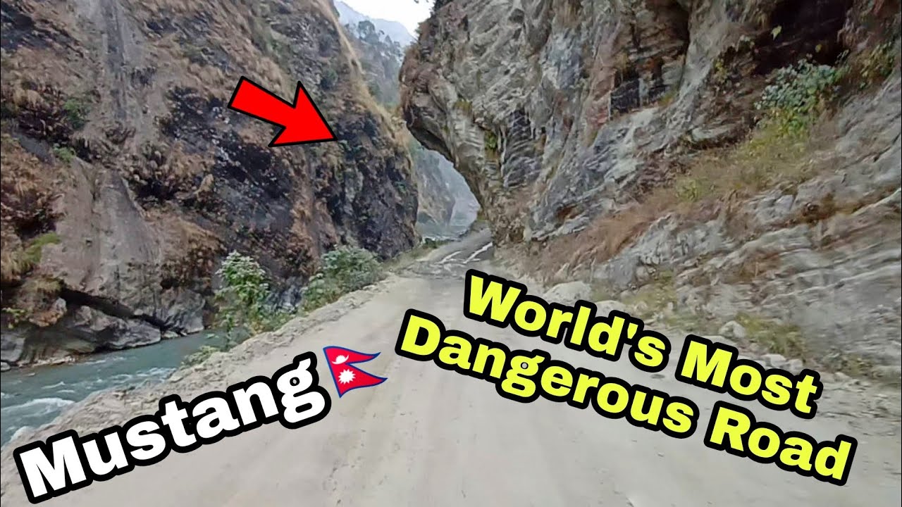 World's Most Dengerous😱Road in Mustang Nepal 🇳🇵 Mustang Ride Nepal ...