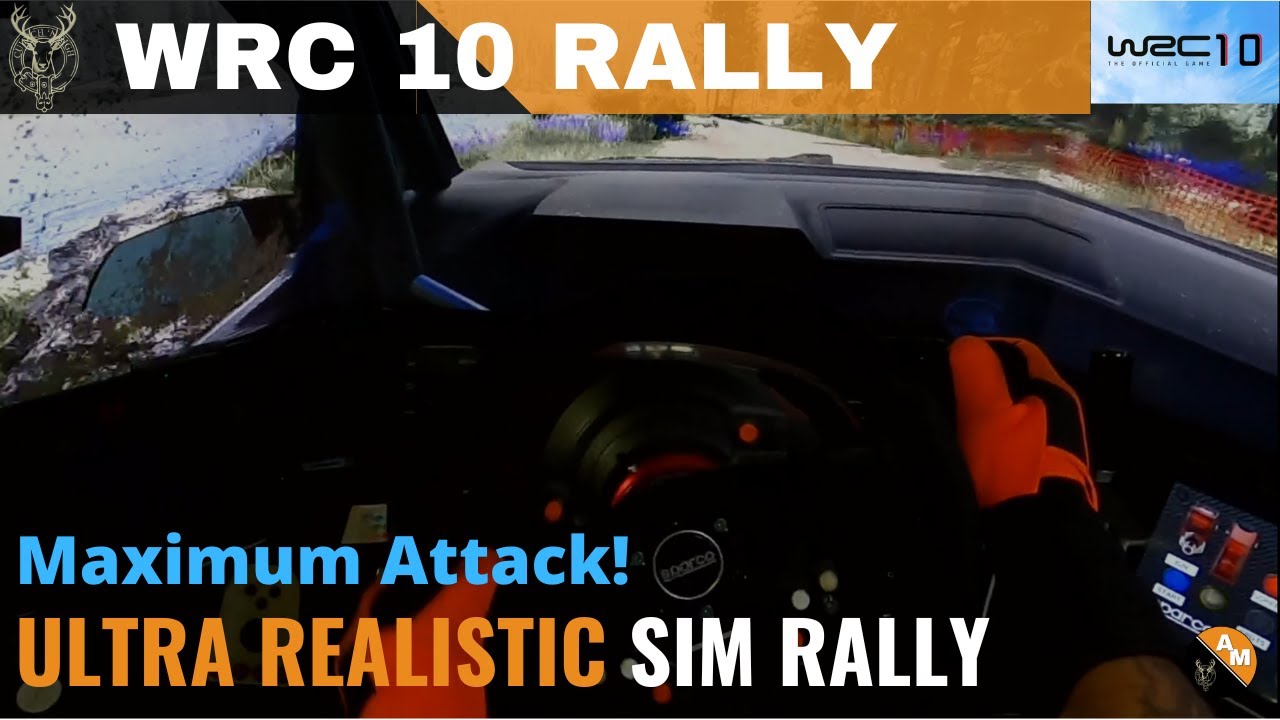 Maximum Attack! | Ultra Realistic Sim Driving | WRC 10 | Arvaja Stage ...