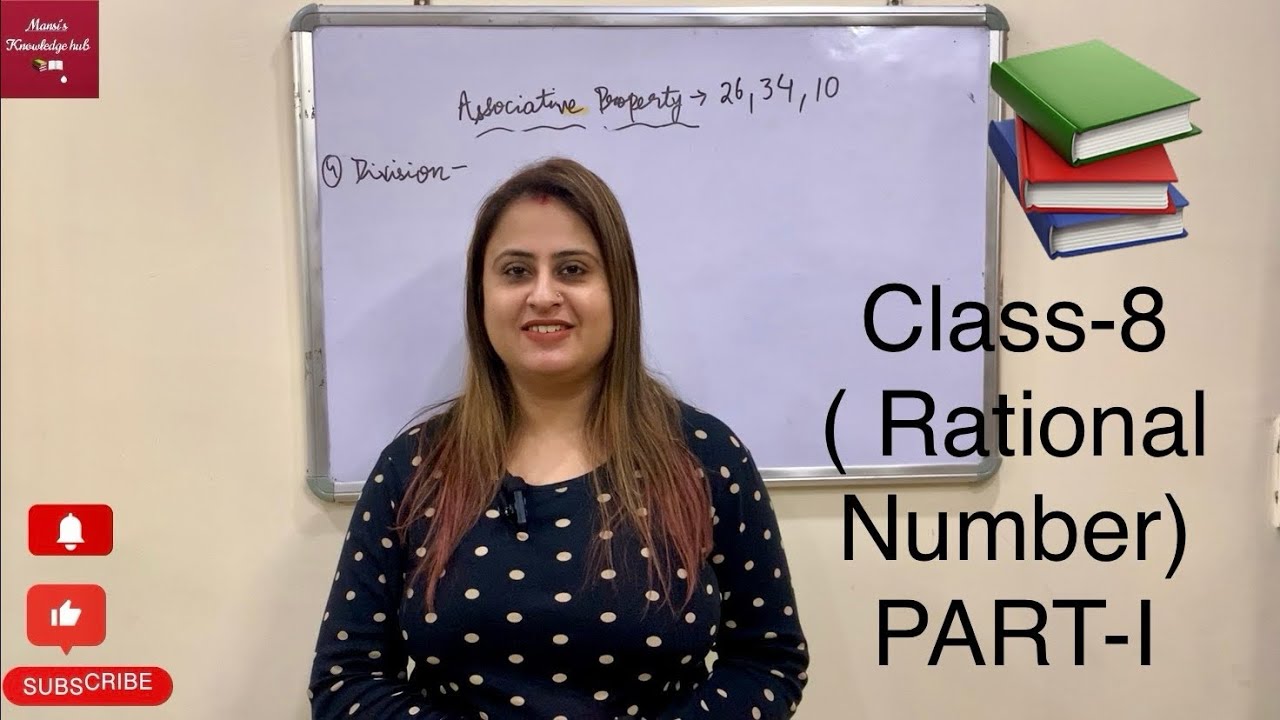NCERT Class-8-chapter-1: (Rational Numbers)- Part-1 - YouTube