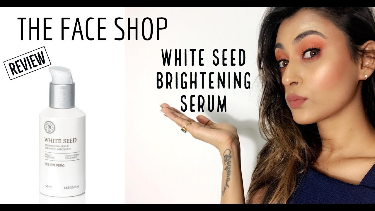 The Face Shop White Seed Brightening Serum | Korean Skin Care - YouTube