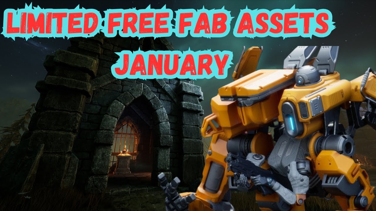Free Fab Assets Unreal Engine 5 January - YouTube