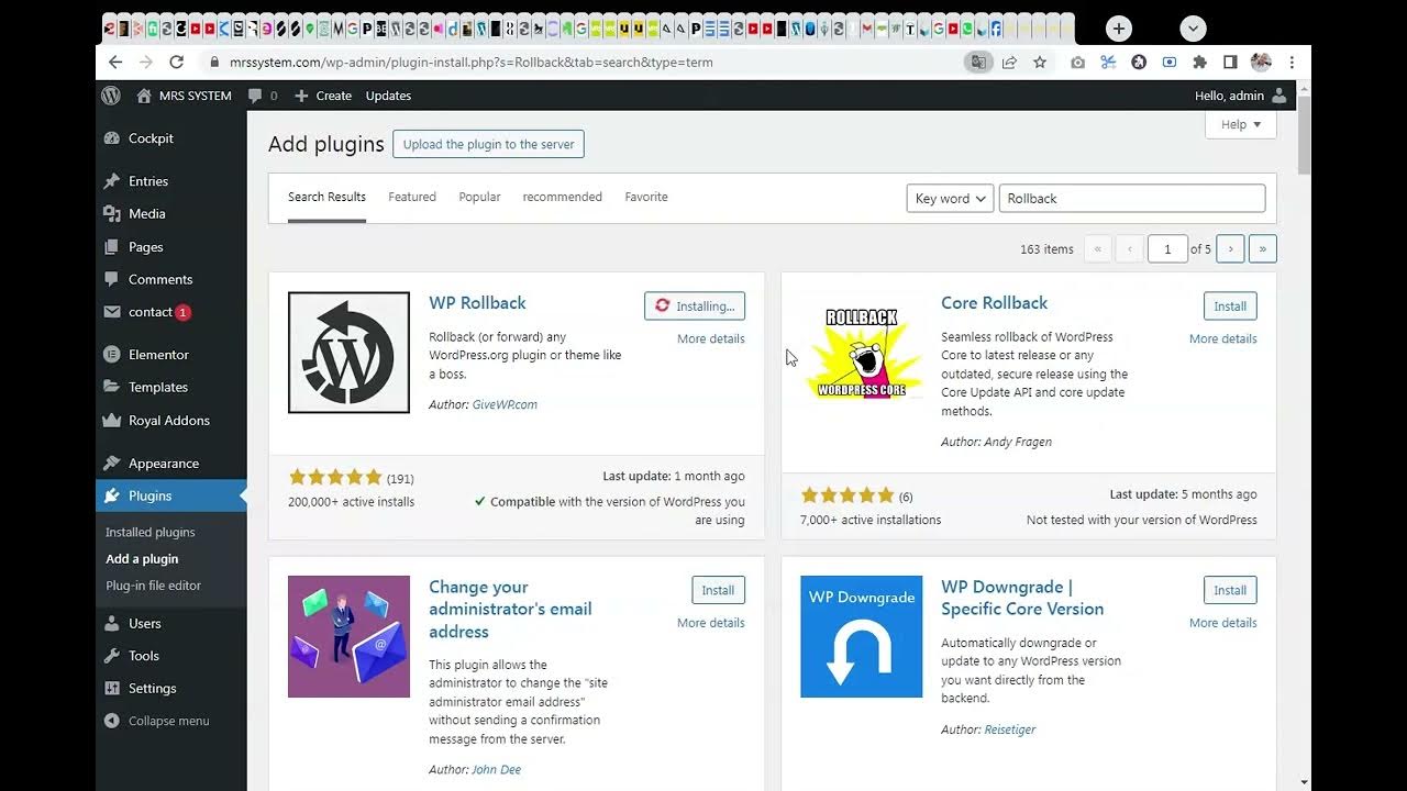 How to use Rollback Plugin to roll back to an earlier version of the ...