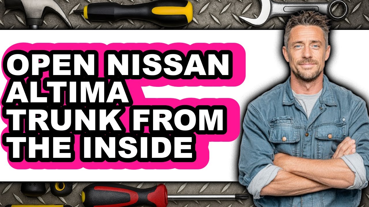How to Open Nissan Altima Trunk from the Inside - Step By Step - YouTube