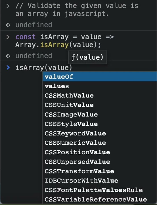 Isarray Can Be Validated By Default Using Array Class In Javascript Shorts Javascript 2222