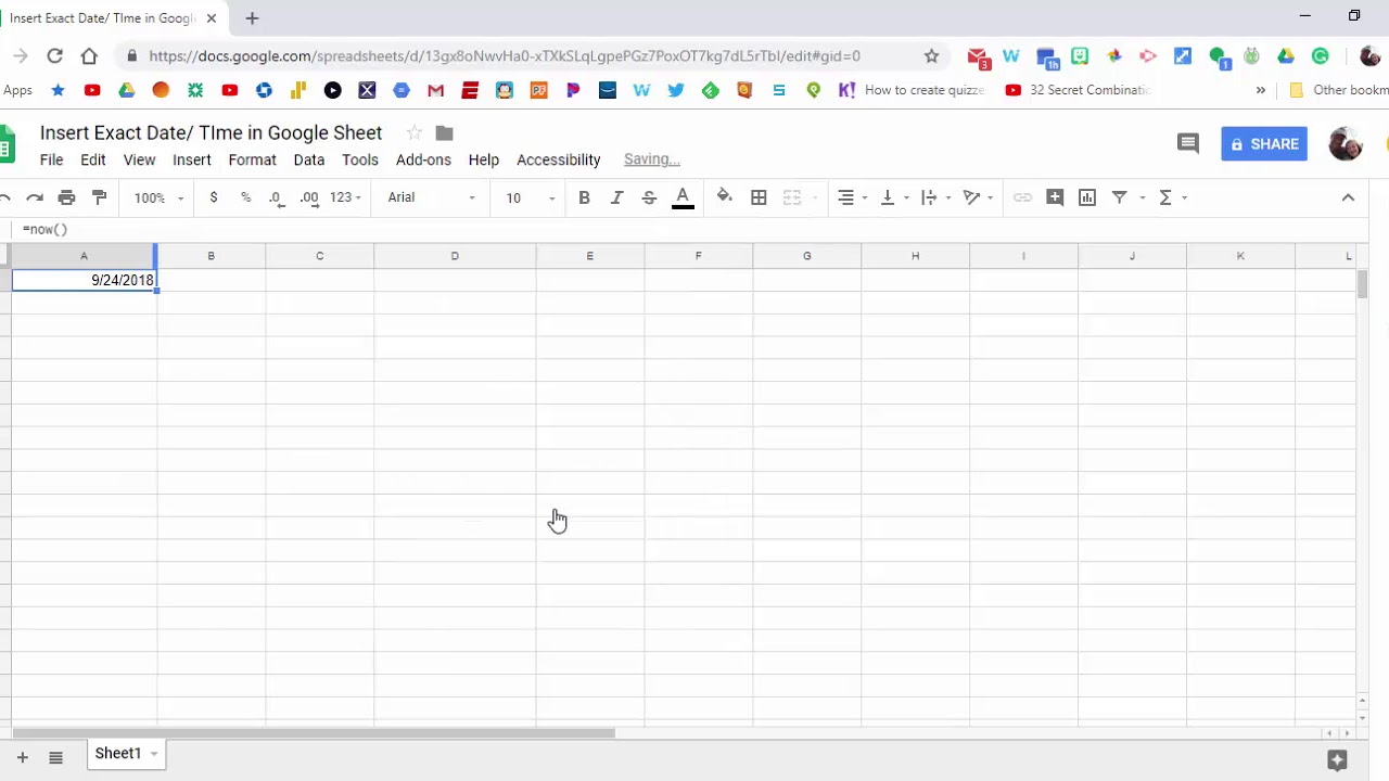How To Insert The Exact Date time In A Google Sheet As Well As An Excel how-to-insert-the-exact-date-time-in-a-google-sheet-as-well-as-an-excel