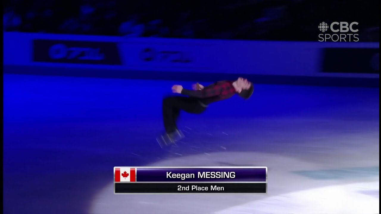 Keegan Messing Backflips Into 2023 4CC Medal Ceremony - YouTube