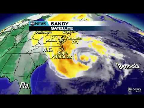 Hurricane Sandy: Warnings Issued in East Coast State - YouTube