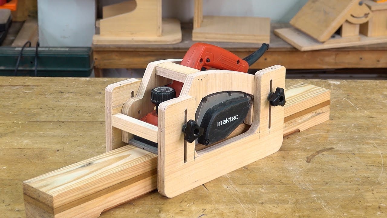 Amazing Woodworking Tips and Tricks Electric Hand Planer Hacks - YouTube