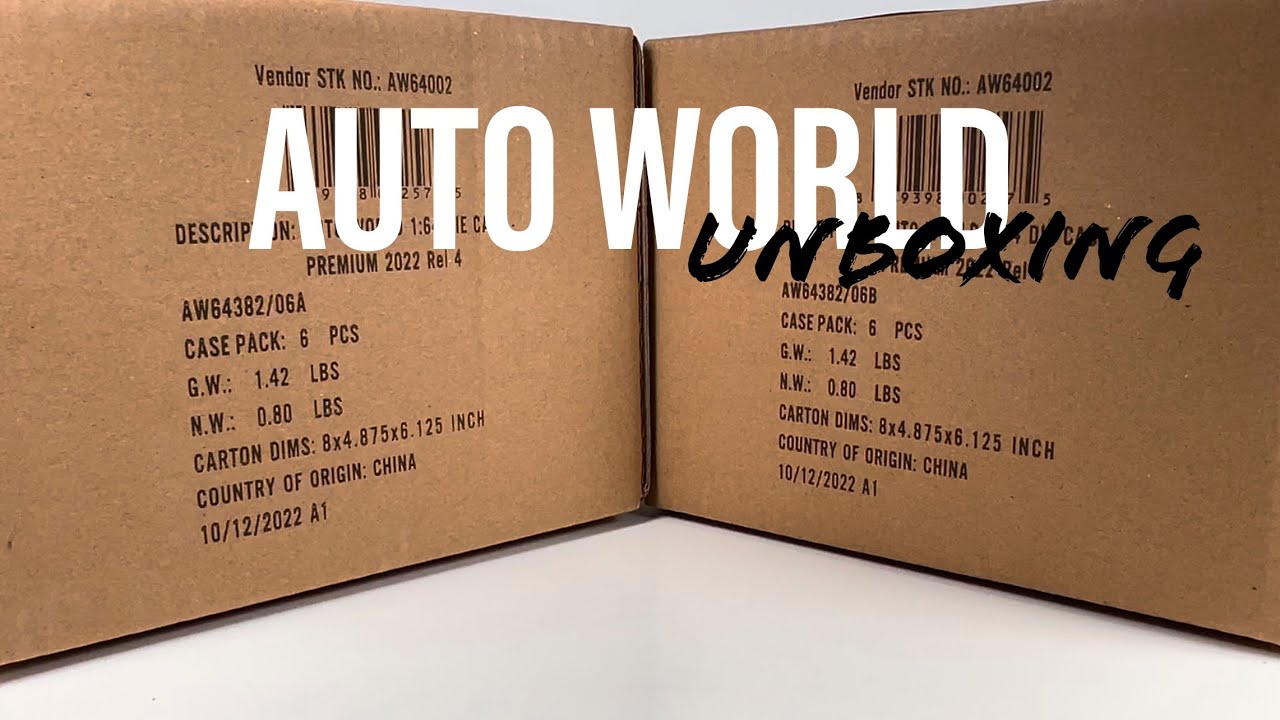 Auto World 2022 Release 4 Unboxing - YouTube