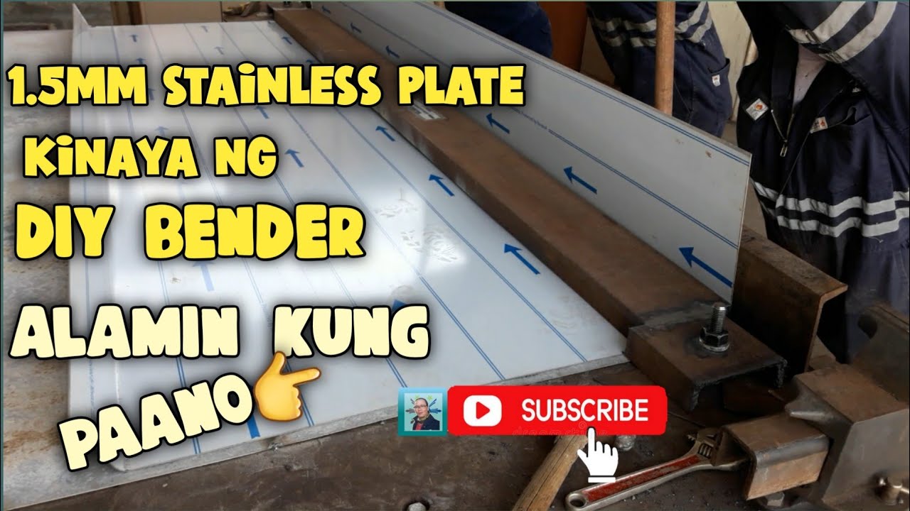PAANO GUMAWA NG DIY PLATE BENDER - YouTube