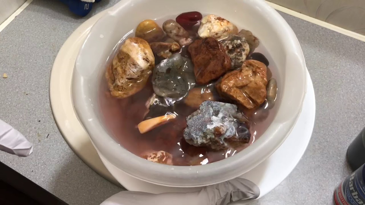 How To Clean Rocks Using 30 Second Cleaner // 2 - YouTube