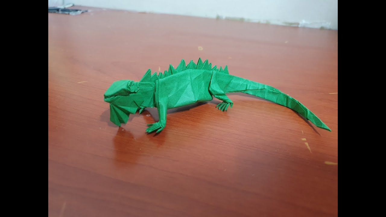 이구아나2 접기 (Iguana2 Origami) - YouTube