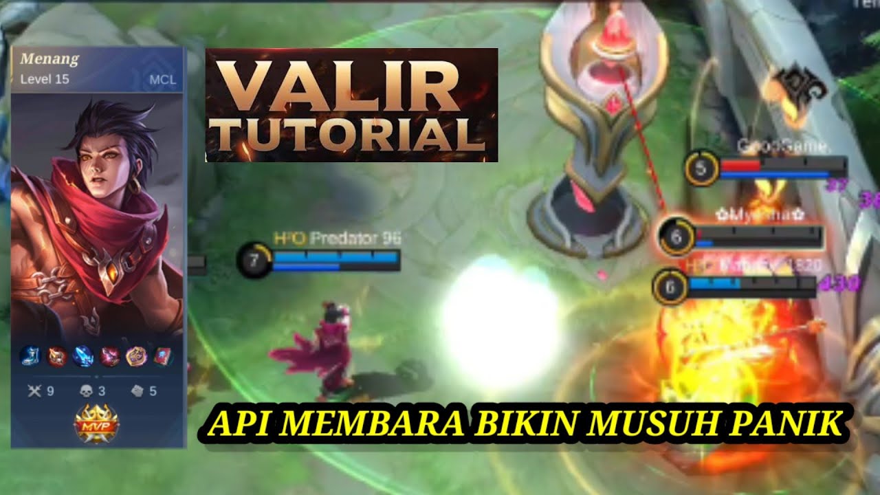 Tutorial !!! Valir tersakit 2023 | MCL perempat final | Skuad H2O | Predator 96 - YouTube