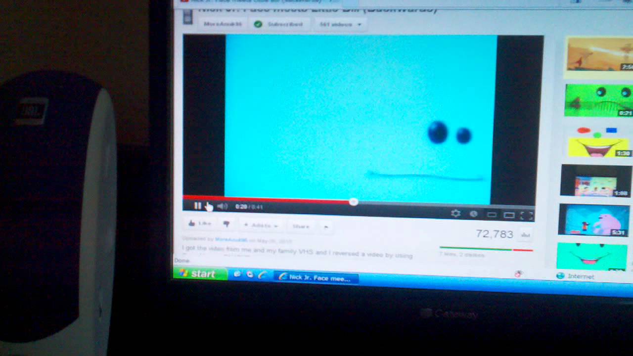 Nick jr face opens for little bill in reverse - YouTube