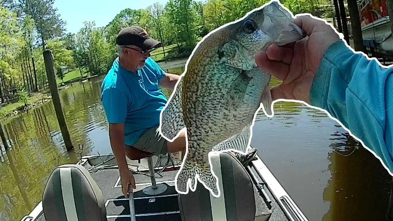 Spring Crappie Fishing With My Dad. - YouTube