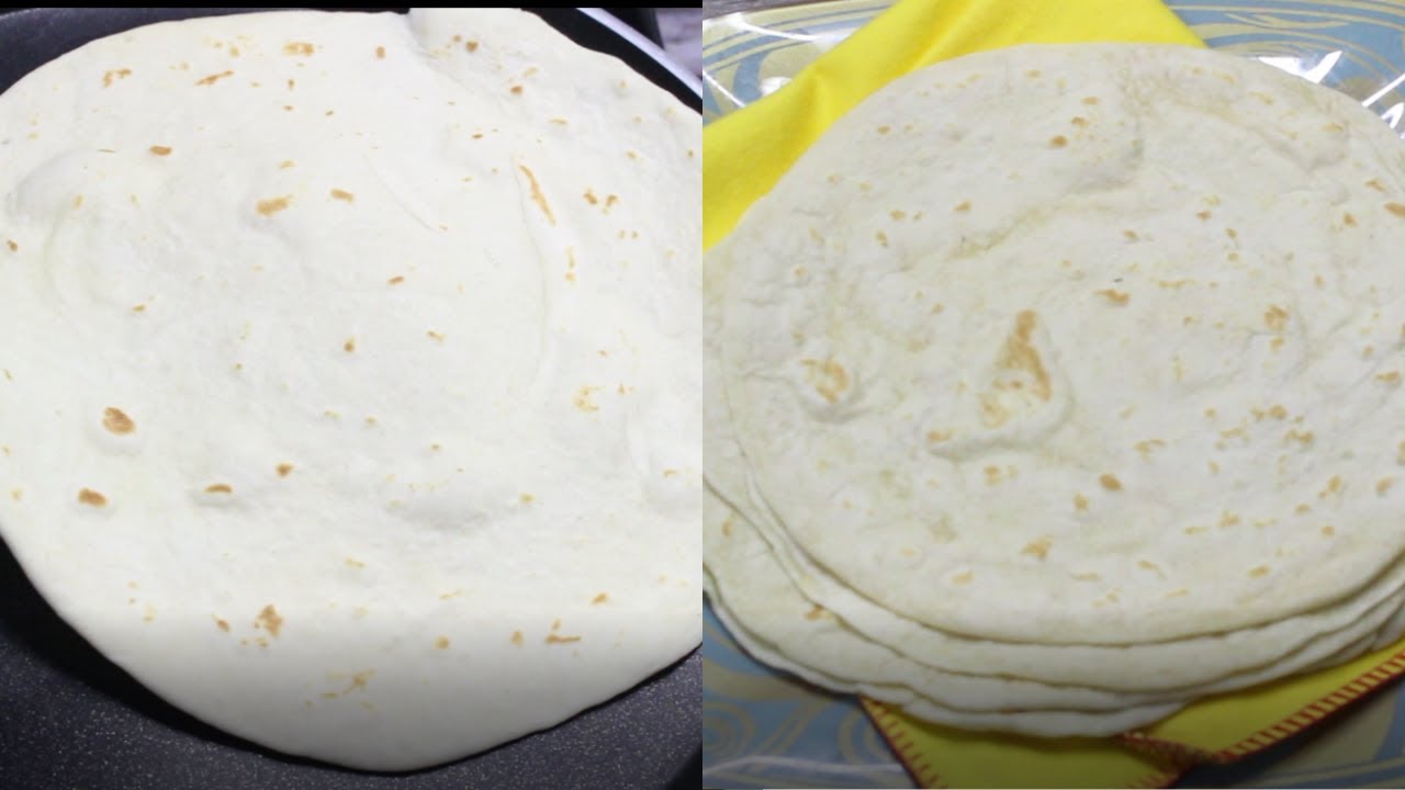 Tortilla Recipe| Super soft Tortilla Wrap Recipe by Make Your Meal with ...