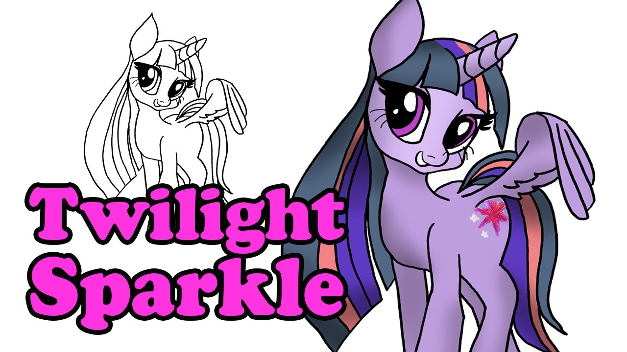 How To Draw My Little Pony Princess Twilight Sparkle