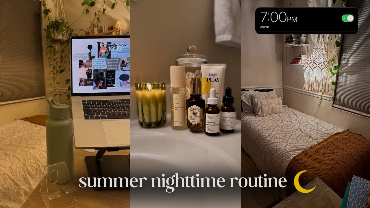my 5-9 after wfh 9-5 || *realistic* nighttime routine 🌙 - YouTube