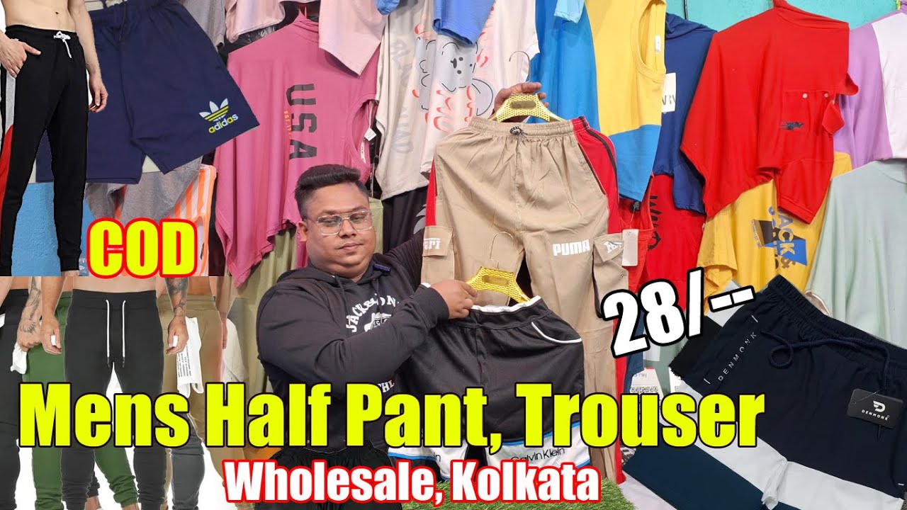 28/- Mens Half Pant, Trouser, Track Pant, Winter Trouser, Wholesale ...