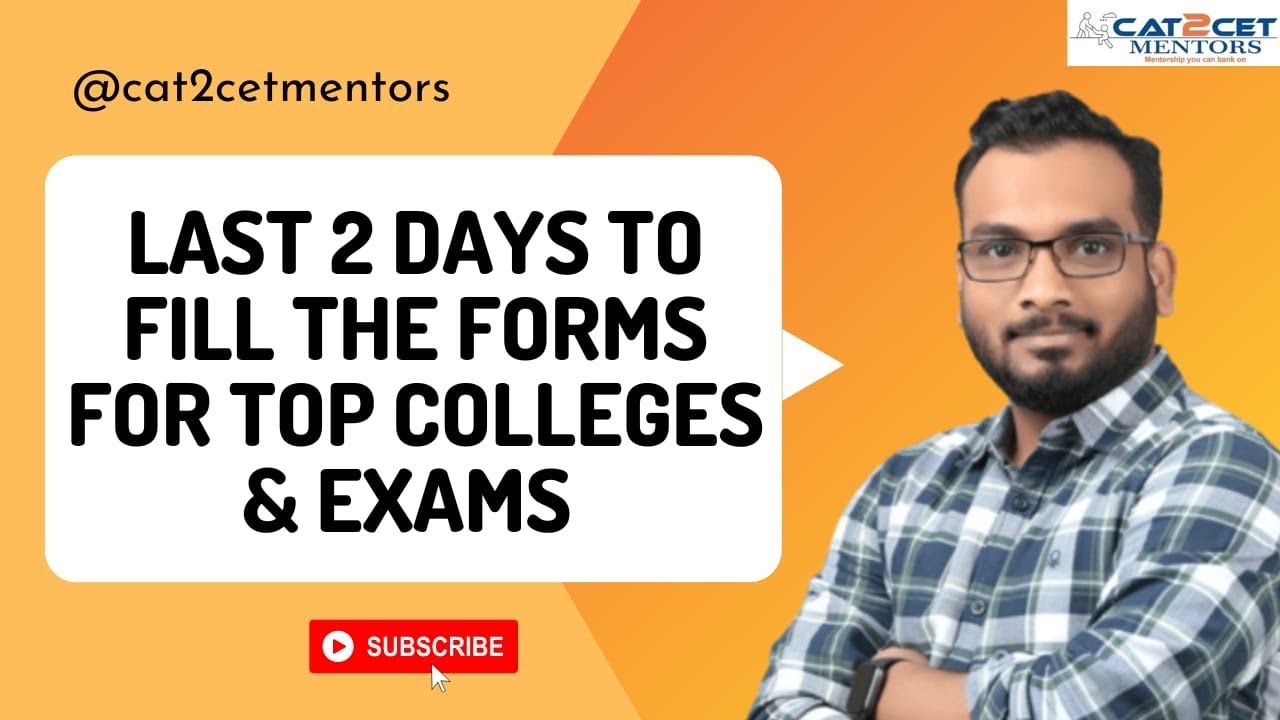 DO NOT MISS..!! Top MBA Colleges & MBA Exams Last Date TODAY & TOMORROW ...
