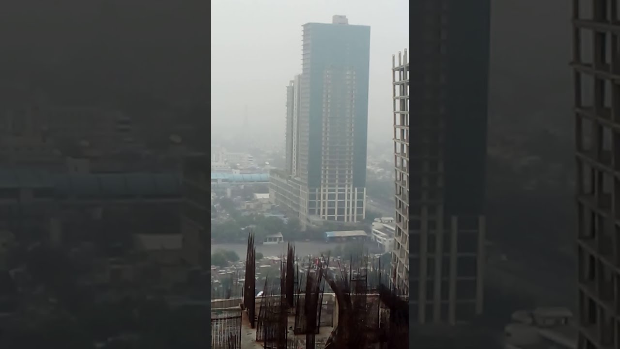 Beautiful Noida view from the top of 21st floor - YouTube