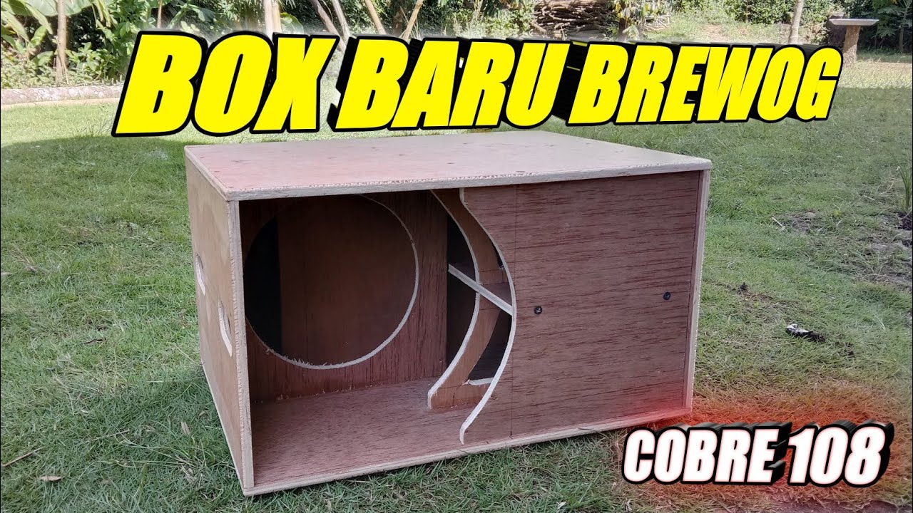Skema Box Cobre Dari Brewog Audio. Lengkap dengan Ukurannya..!! - YouTube
