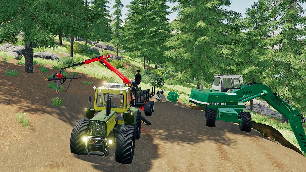 FS19 - Map Erlengrat 071 - Alpine DLC - Forestry and Farming - YouTube