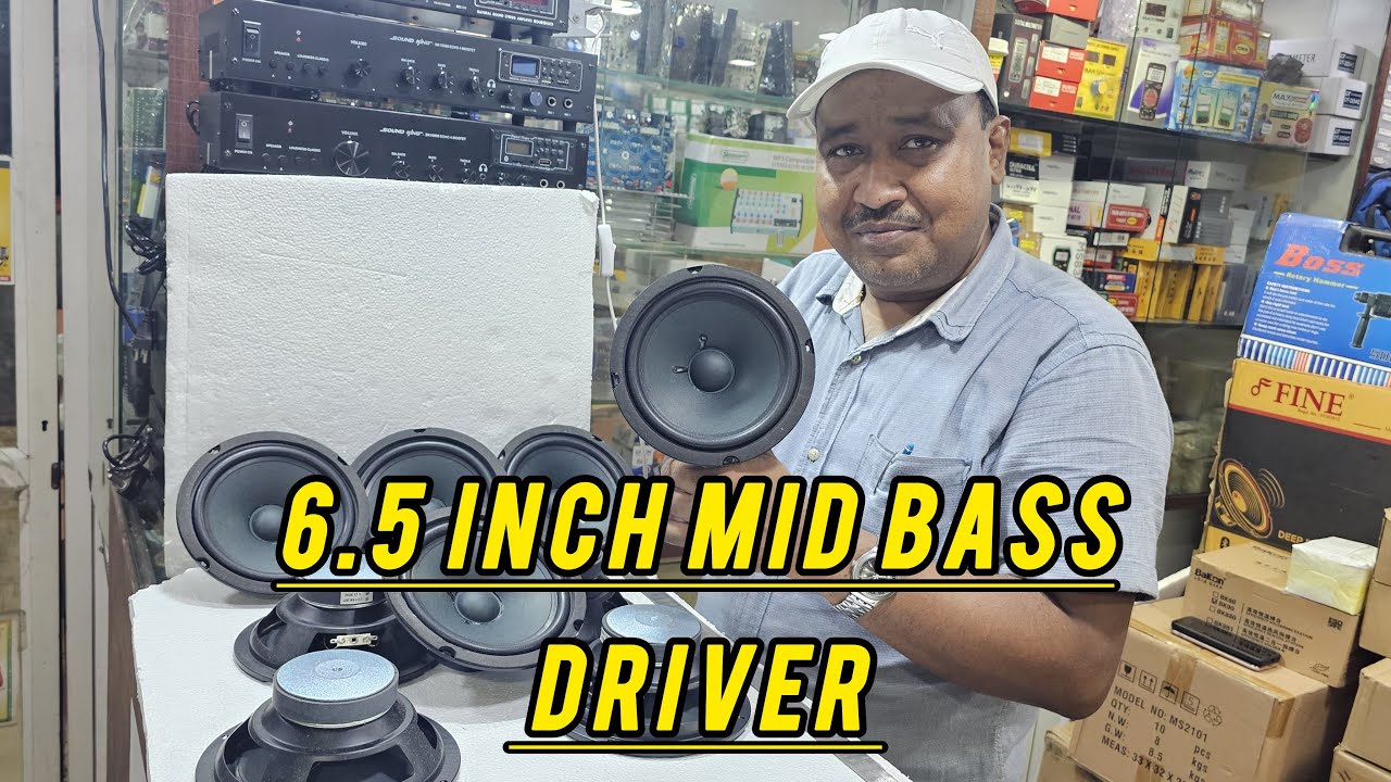 6.5 INCH MID BASS DRIVER - YouTube