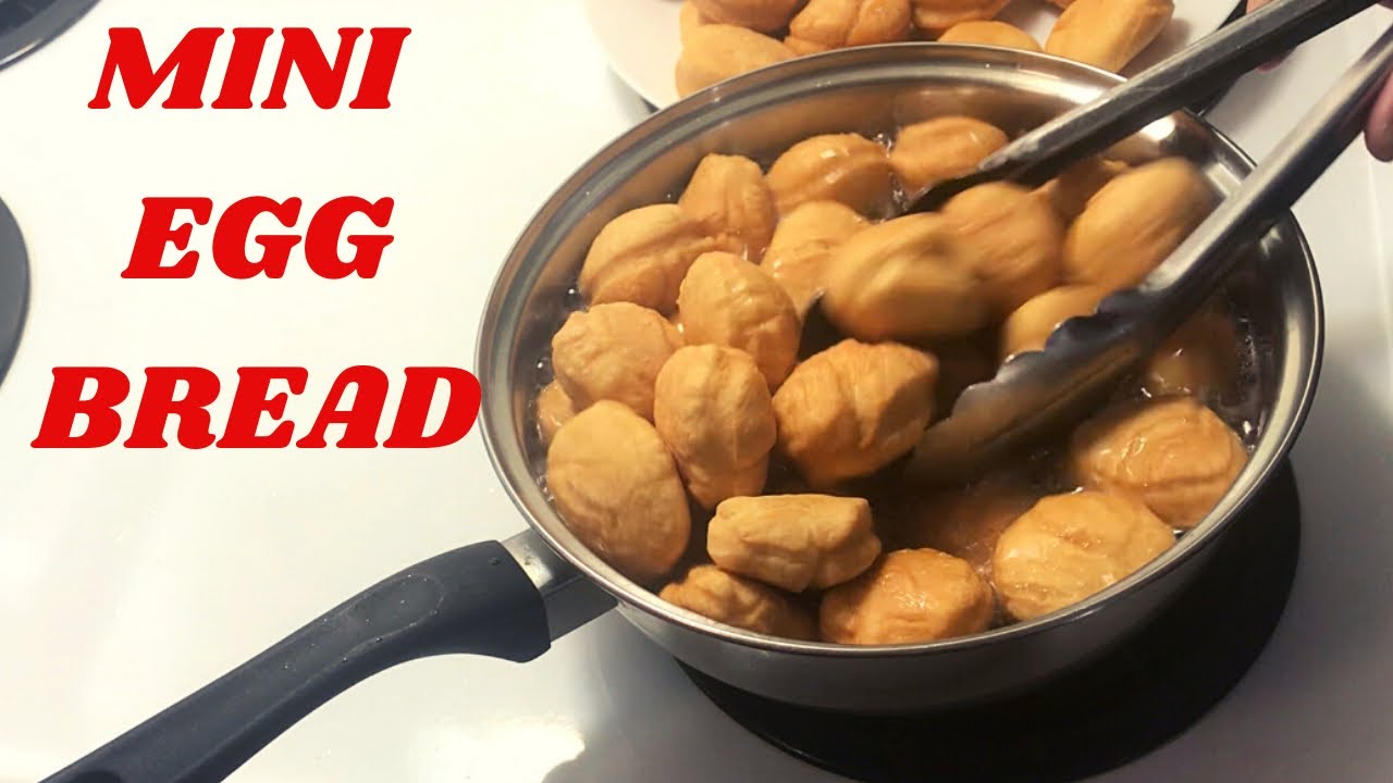 3 EGGS and a Bowl of Flour, Teach you How to Make MINI EGG BREAD ...
