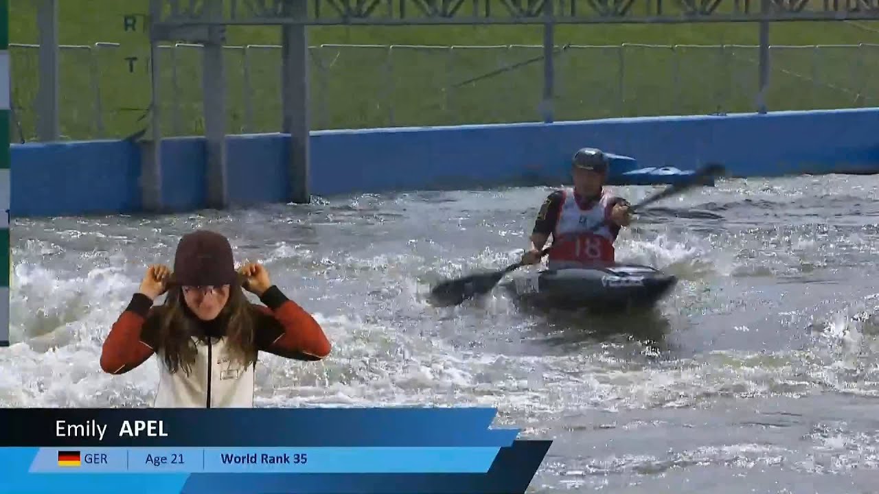 Emily Apel, Germany, Kayak Slalom, Semifinals / 2024 ICF Canoe Slalom ...