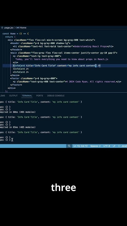 Understand This React.js Fundamental Concept #reactjs #javascript - YouTube