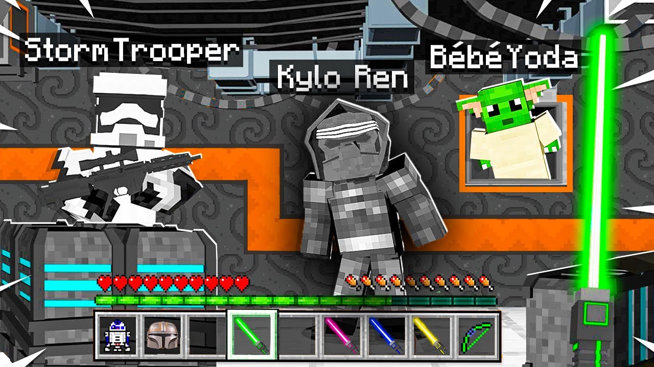 STAR WARS DANS MINECRAFT AVEC LE CAPITAINE KIRK | Map Minecraft - YouTube