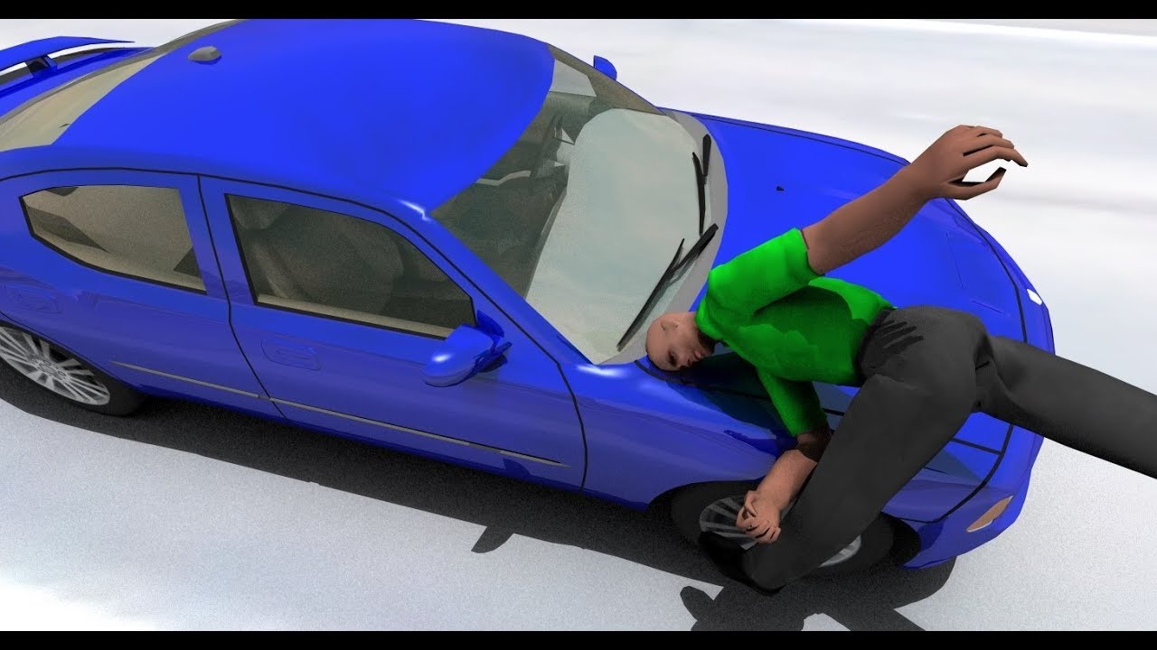 Pedestrian Impact Animation | Crash Animation Studios - YouTube