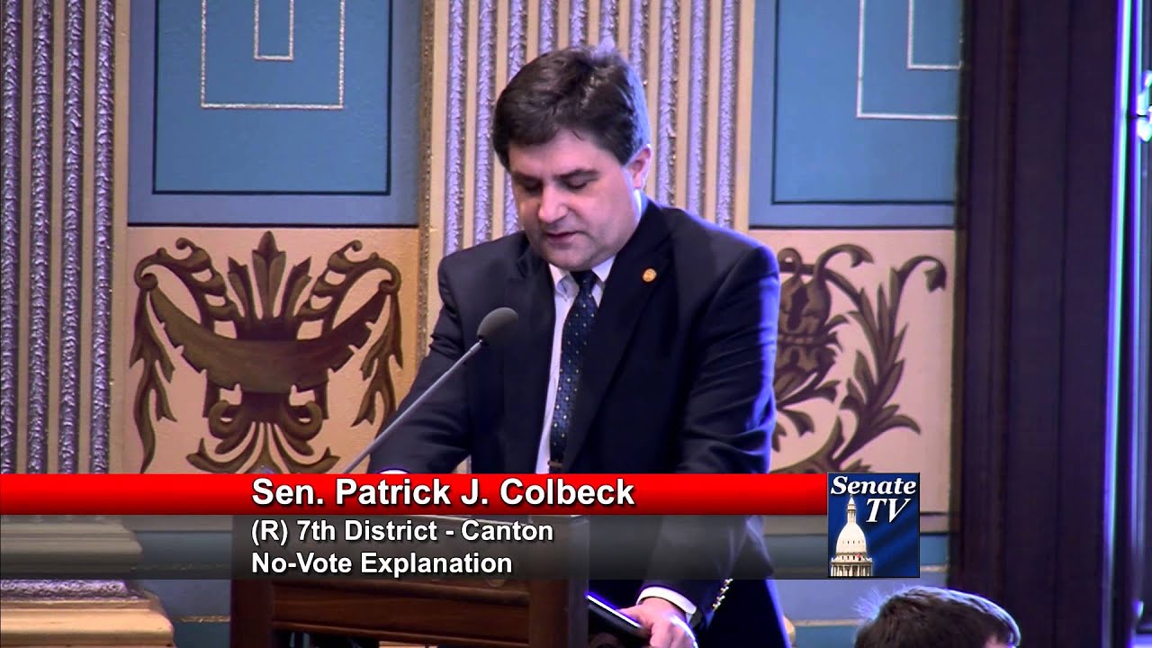 Sen. Colbeck explains his no-vote on the DPS bill package - YouTube