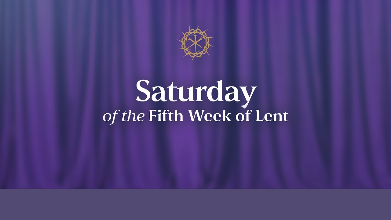 NSSH Daily Mass (Saturday, March 23, 2024) - YouTube