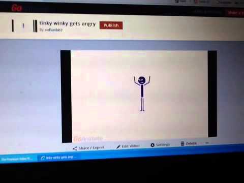 Tinky winky gets angry - YouTube