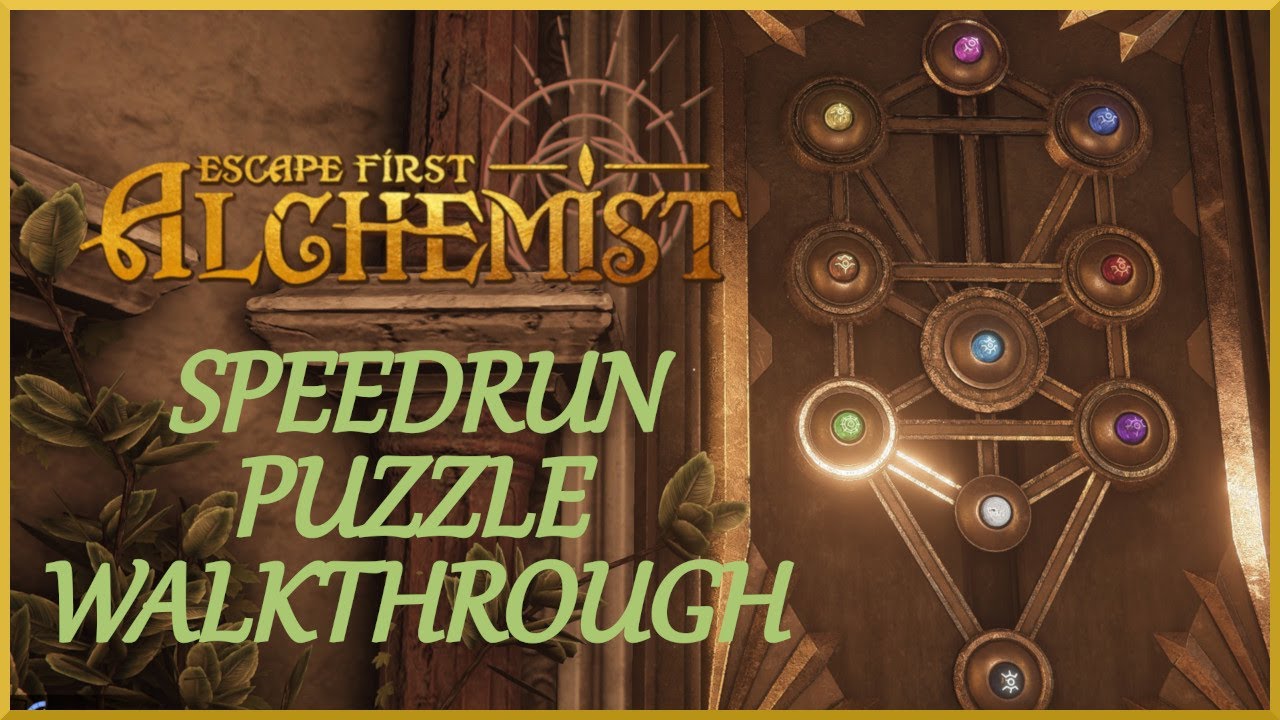 Escape First Alchemist - Speedrun Puzzle Walkthrough - YouTube