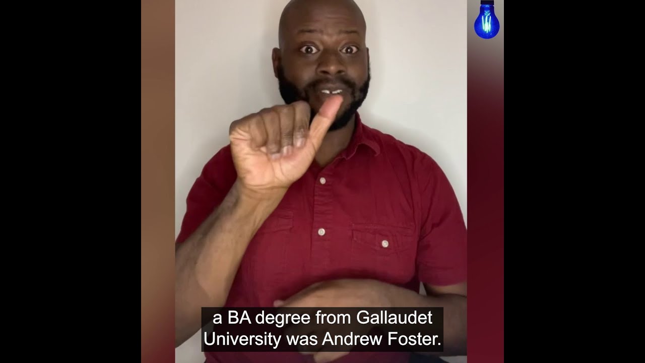 Black Deaf History: Andrew Foster - YouTube
