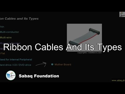 Ribbon Cables and Its Types , Computer Science Lecture | Sabaq.pk ...