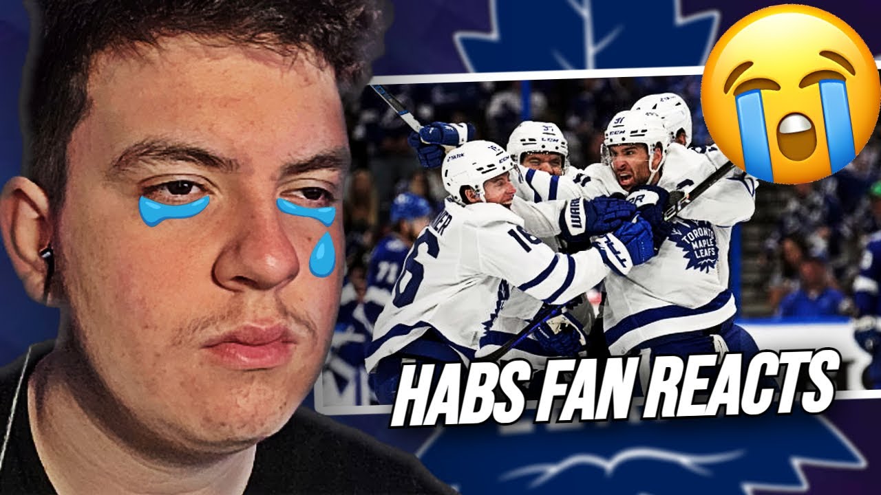 HABS FAN REACTS TO LEAFS WINNING A PLAYOFF ROUND (THE DOOR IS WIDE OPEN ...