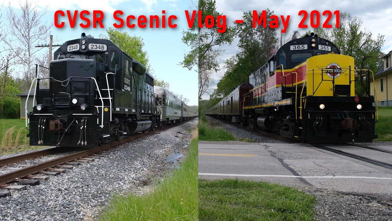 CVSR Scenic Train Vlog - 5/15/2021 - YouTube