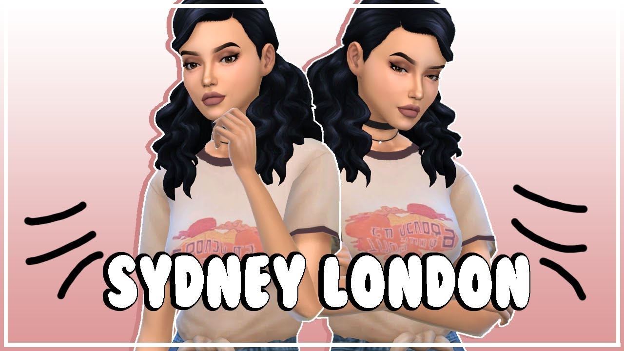 Sydney London - The Sims 4 CAS ♡ - YouTube
