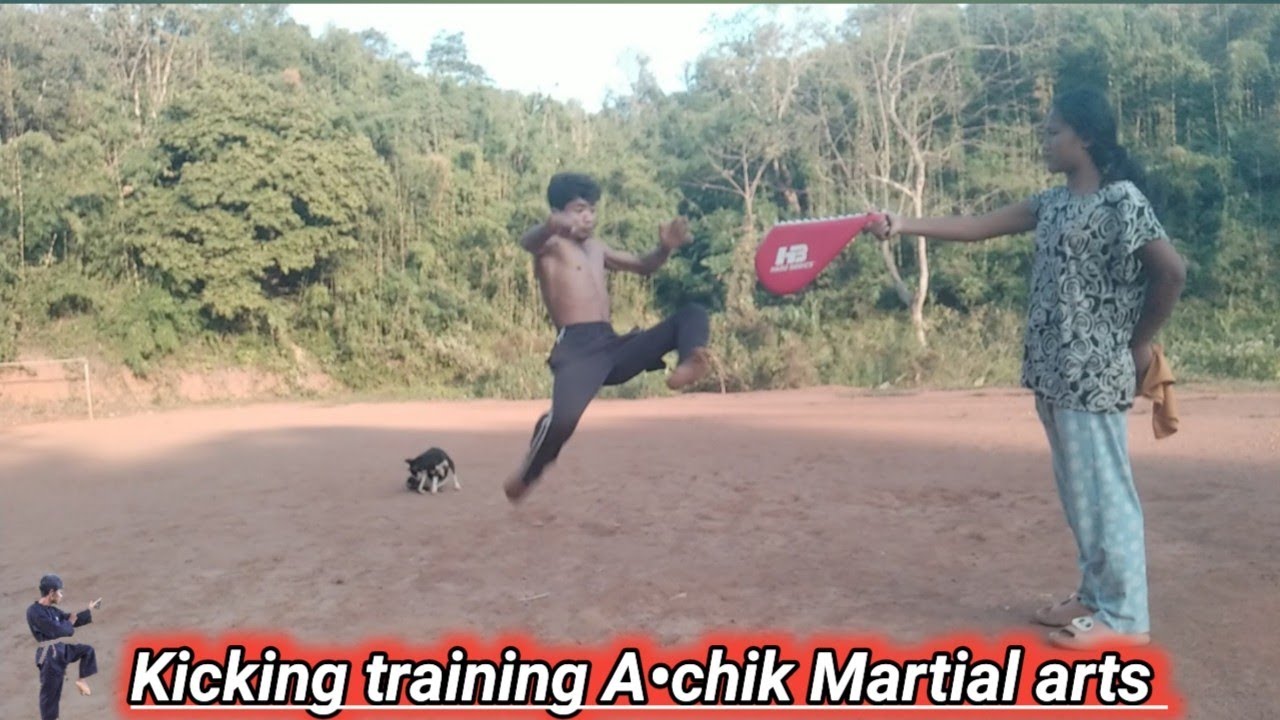 Powerfull 360 kick & turning kick jump turning kick training A•chik ...